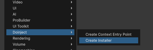 空のインストーラーコンポーネントを配置する | Doinject